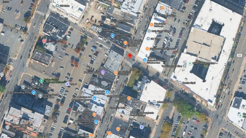 2-Car Crash with Minor Hand Injury at Main St & Camden St